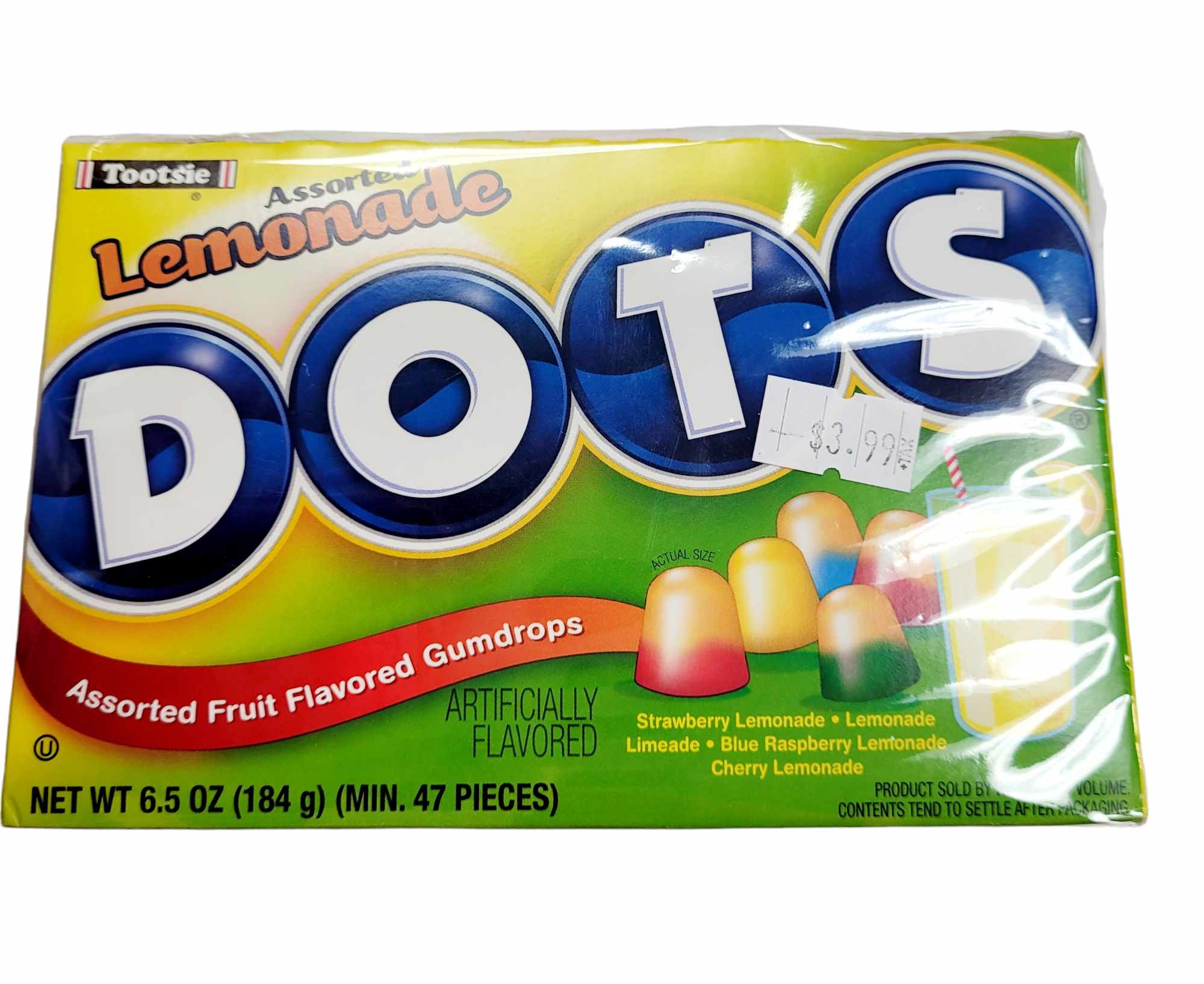 Dots Lemonade 184g Theater Box – Candy King